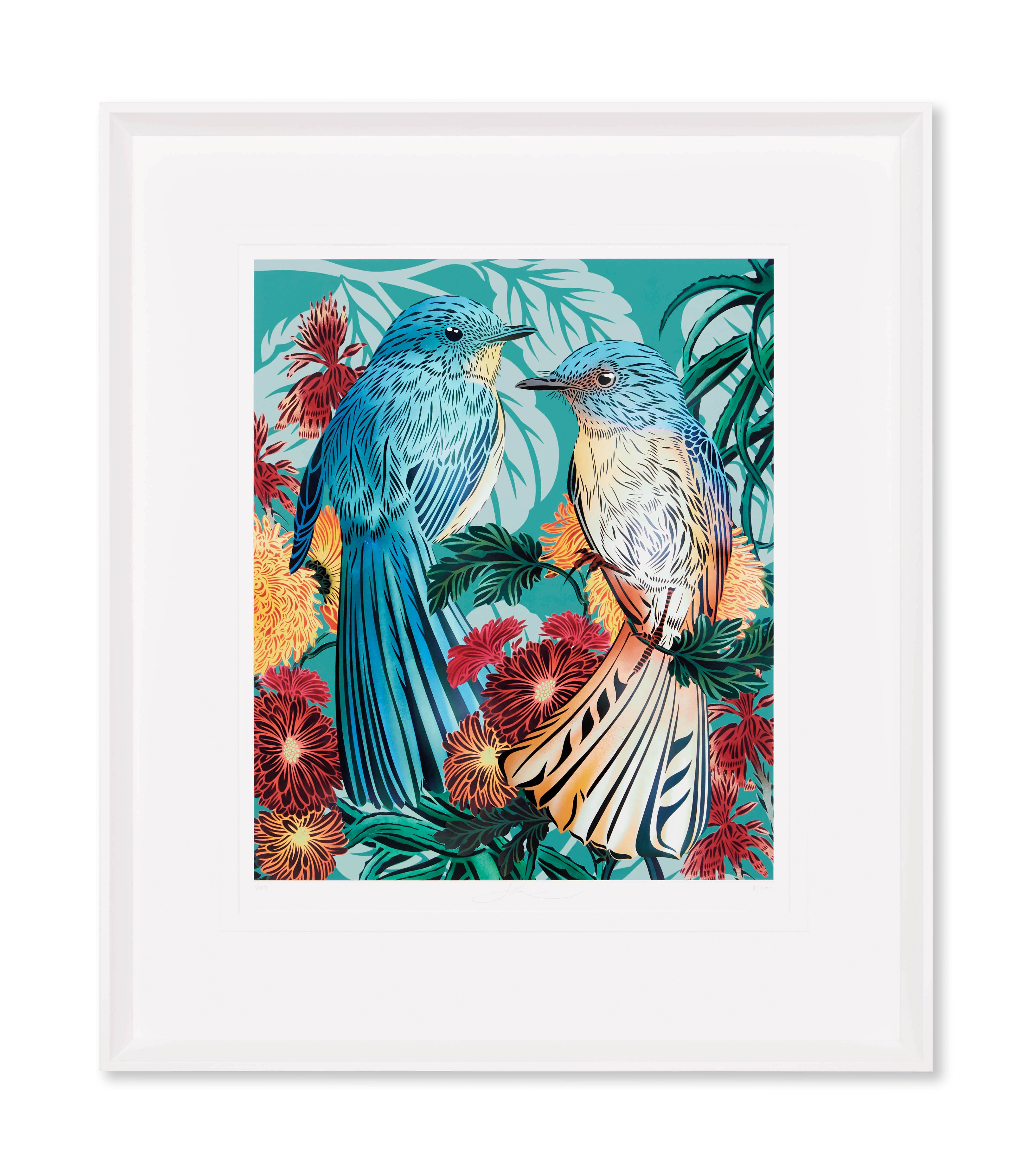 Fantasical Fantails by Flox – Papakura Picture Framers